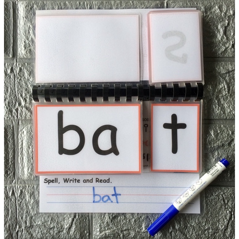 CVC Word Builder Flip Cards form all CVC Words- Laminated (AEIOU ...