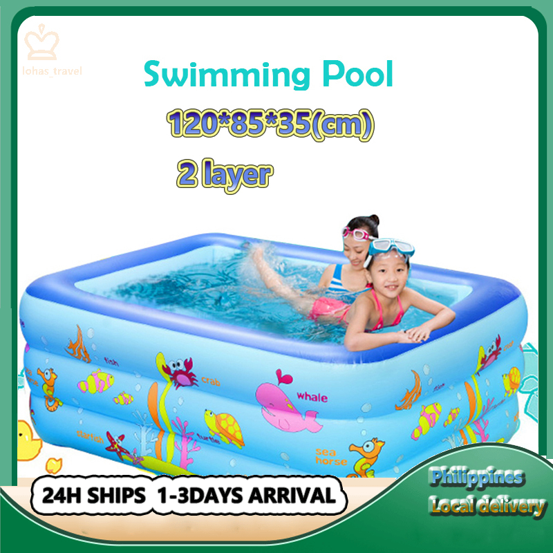 Bestway Swimming pool Inflatable Rectangular Durable & Thickened ...