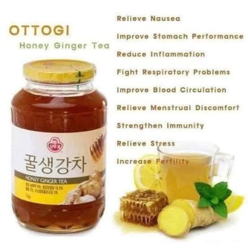 Ottogi Honey Ginger Tea 500g original from korea | Shopee Philippines