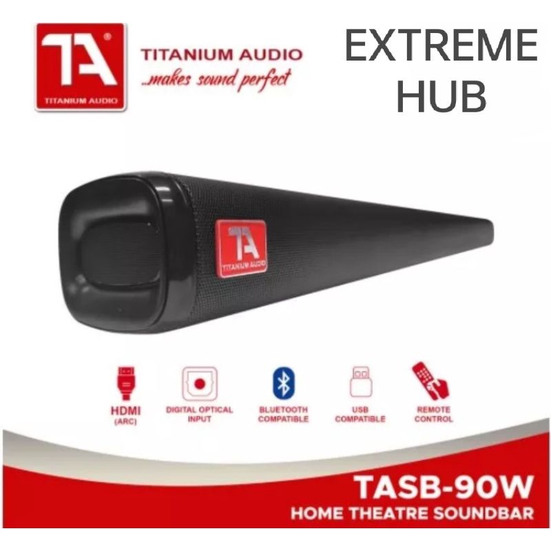 TITANIUM AUDIO TASB-90W SOUNDBAR HOME THEATER SPEAKER | Shopee Philippines