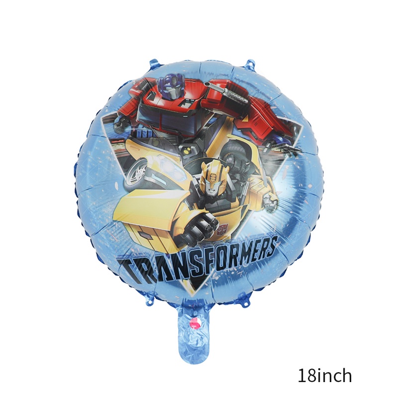 Transformer Theme Optimus Prime Bumblebee Aluminum Foil Balloons Boy ...
