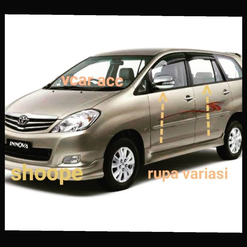 List of side glass trim for toyota innova innova 2004 to 2015 2005 2006 ...