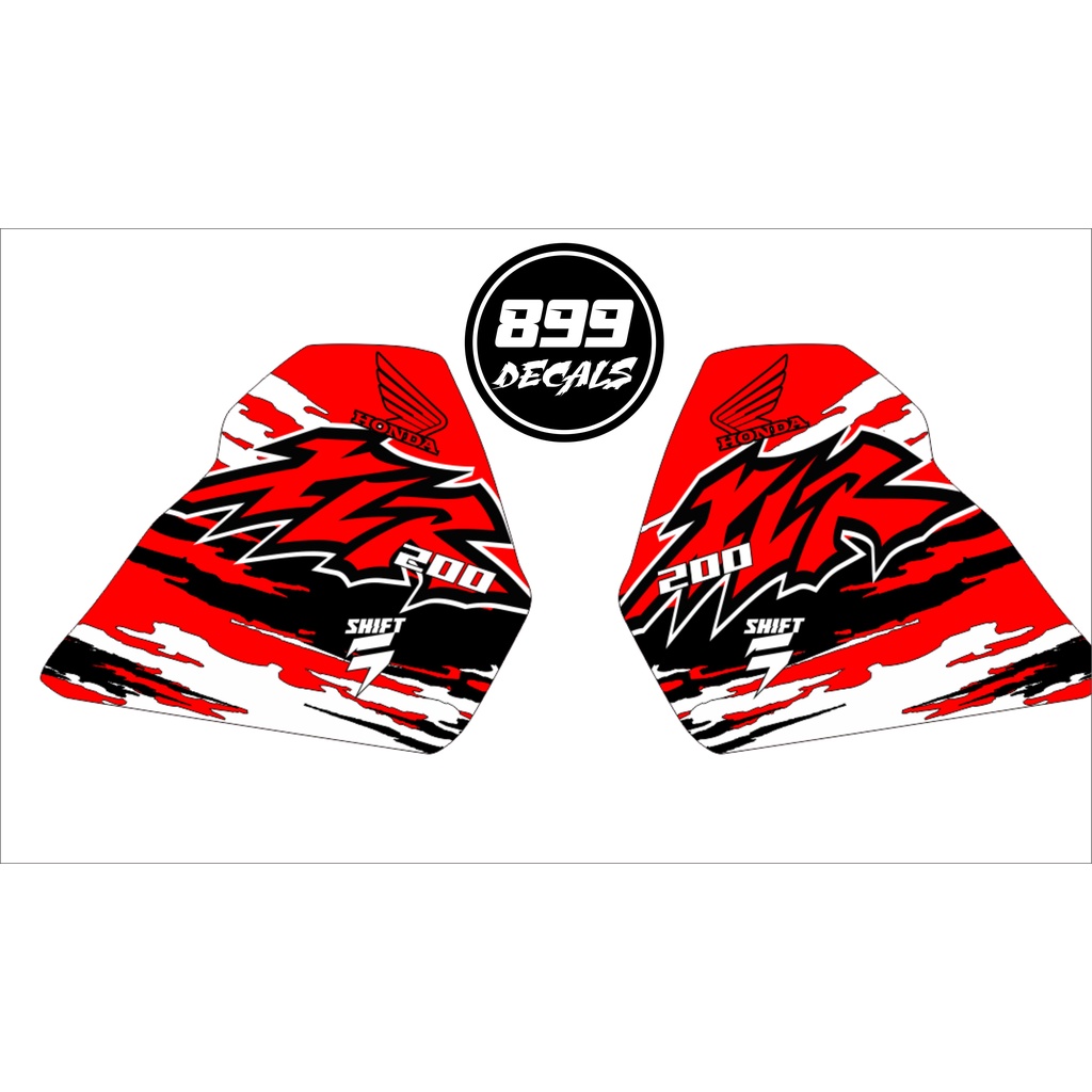 HONDA XR200 TANK DECALS | Shopee Philippines