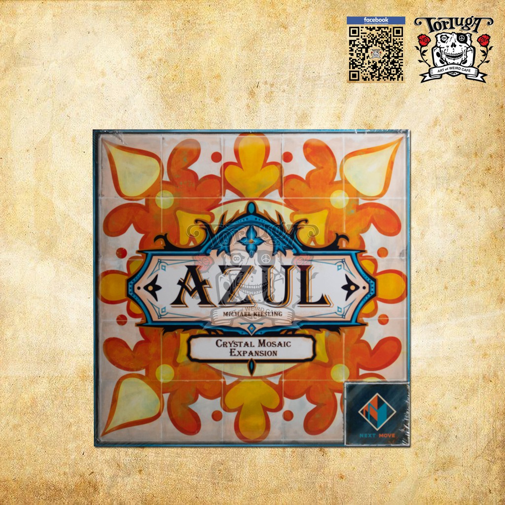 Azul Crystal Mosaic Expansion Expansion, tile game, has a lock as well ...