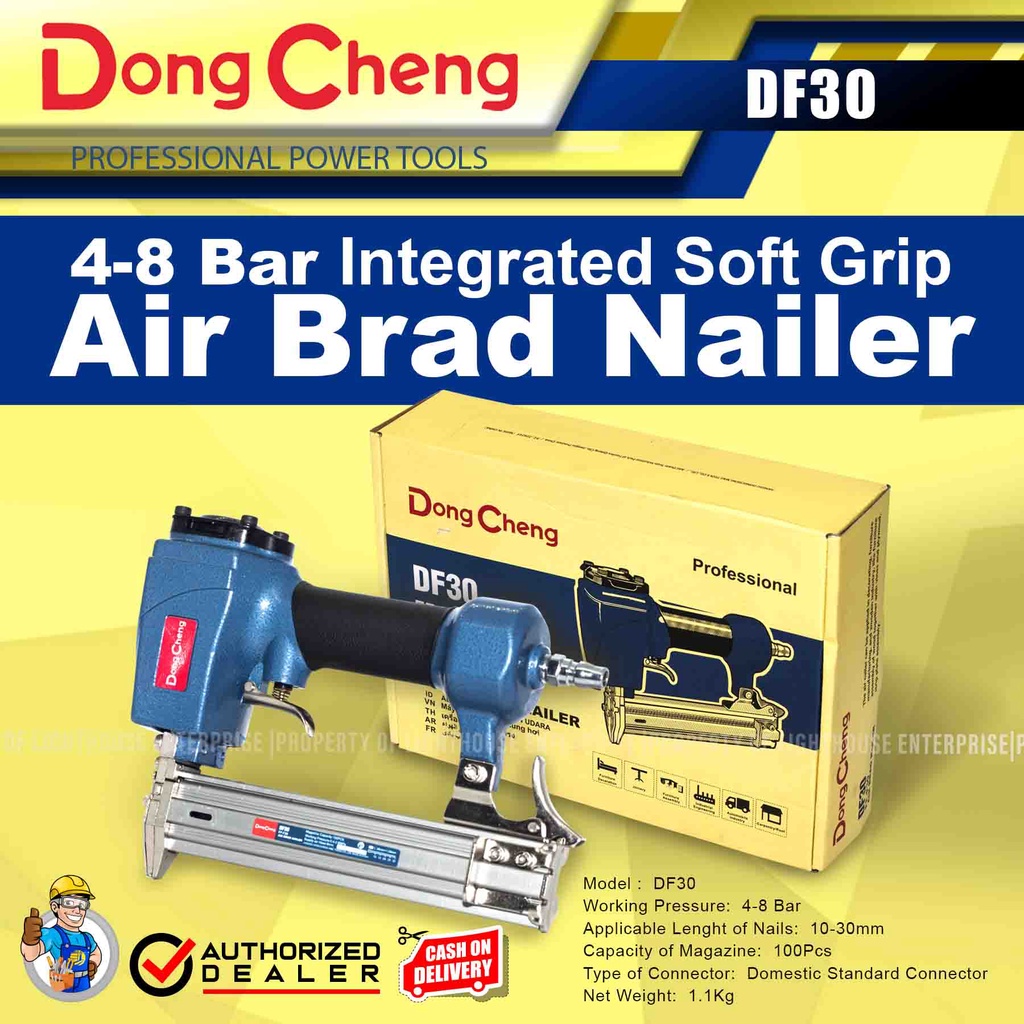 Dong Cheng / DCA 4-8 Bar Air Brad Nailer (DF30) *LIGHTHOUSE ENTERPRISE ...