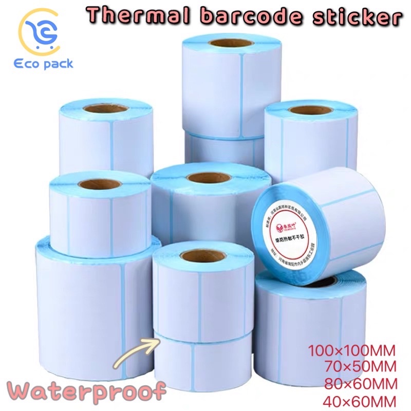 Direct Thermal Adhesive Barcode Sticker Label sticker for thermal ...