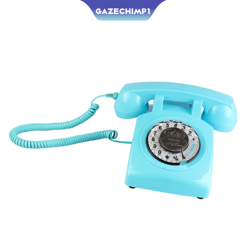 Retro Rotary Dial Home Phones, Old Fashioned Classic Corded Telephone ...