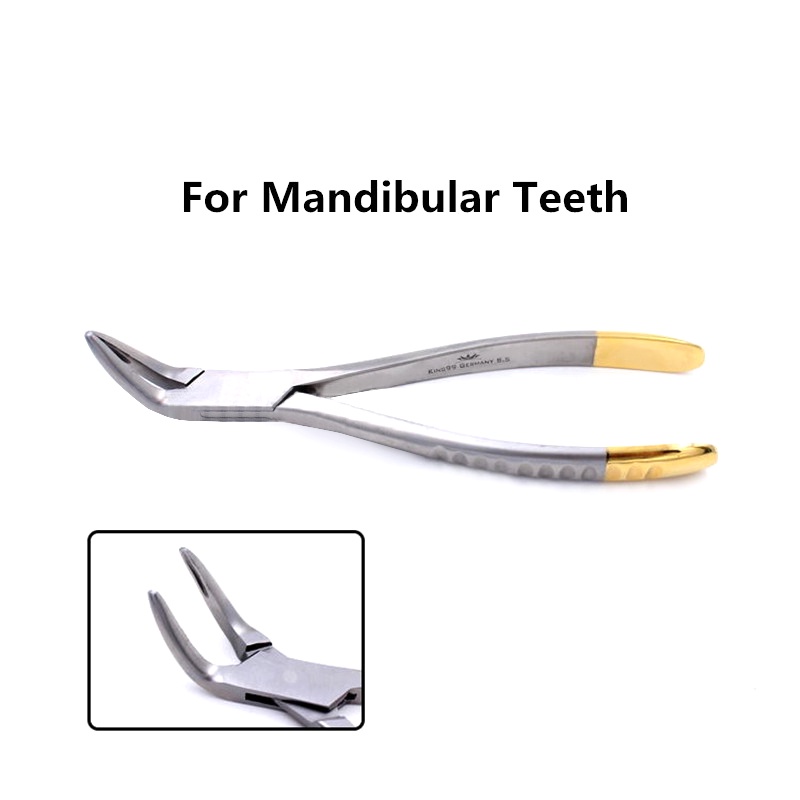 VV Dental Root Fragment Tooth Extraction Forceps Pliers Curved ...