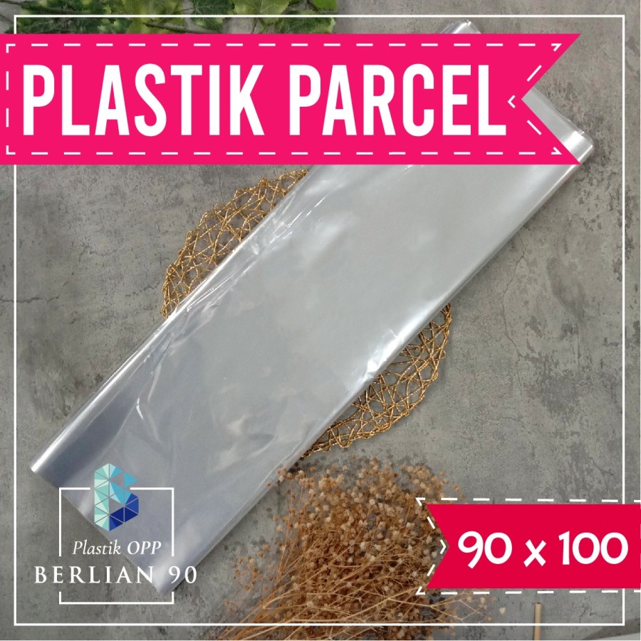 Plain Parcel Plastic 90x100 cm Opp Parcel Plastic Clear Parcel Plastic ...