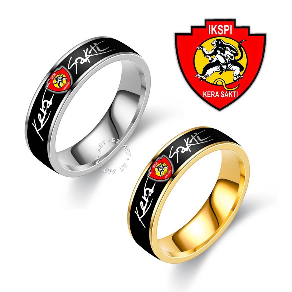 Ikspi SAKTI KERA RING IKS PI PENCAK SILAT STAINLESS STEEL ANTI RUST ...