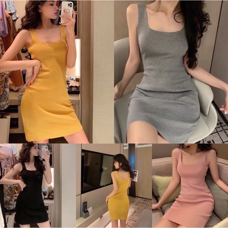 BIg sale ! sexy knitted candy color dress /sexy pencil dress /summer ...