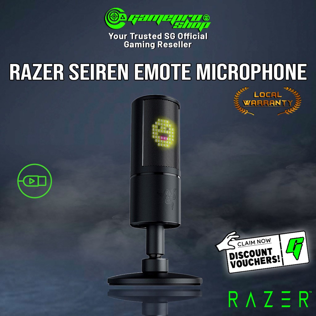 Razer Seiren Emote Microphone With Emoticons - RZ19-03060100-R3M1 (1Y ...