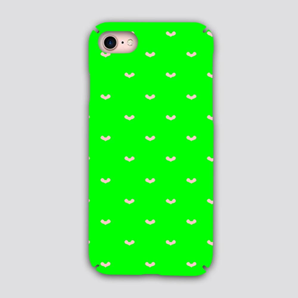 [ Heart Green ] Hard Phone Case for Oppo F1s F5 F9 F7 A37 A3s A83 A71 ...