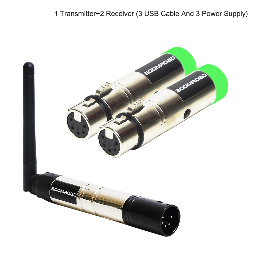 5Pin Wireless ISM Transmitter Receiver Dmx 512 Controller USB DJ ...