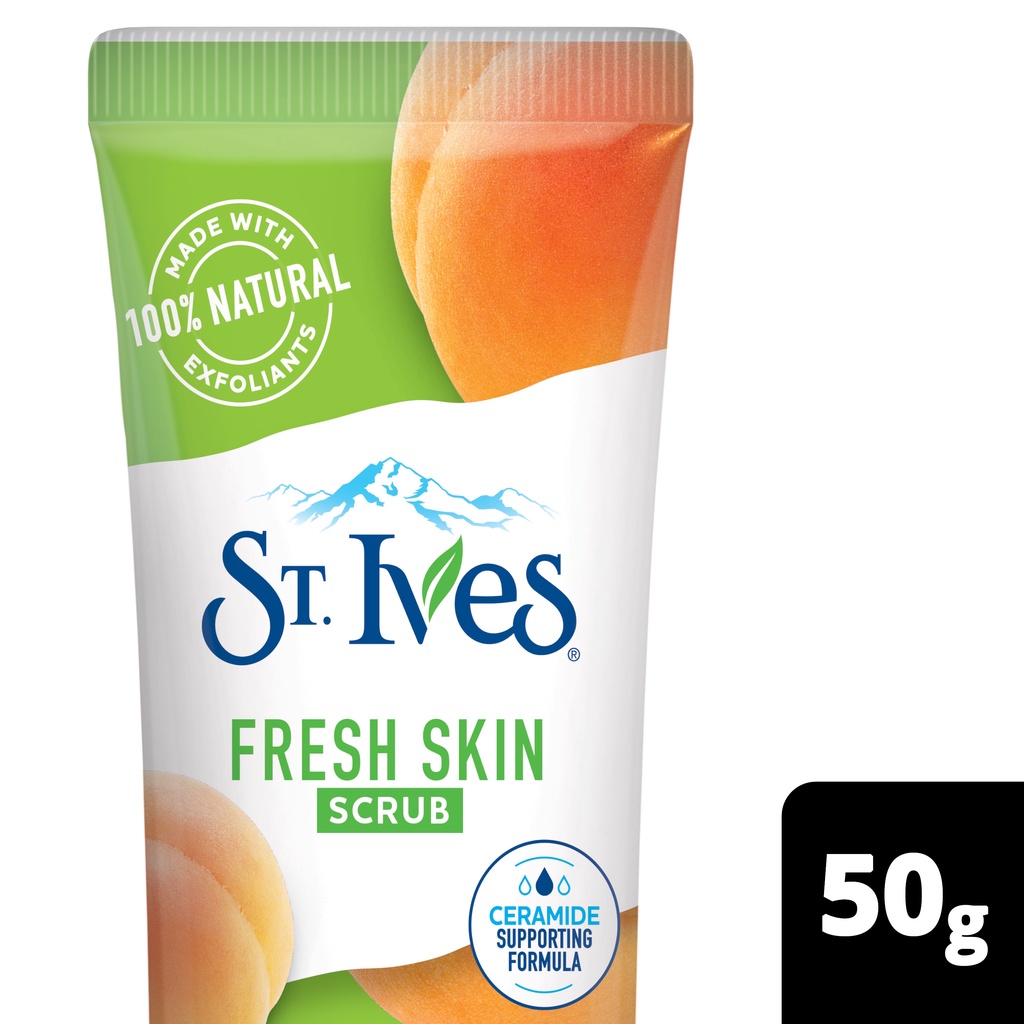 ST. IVES Fresh Skin Apricot Face Scrub Made with 100% Natural ...
