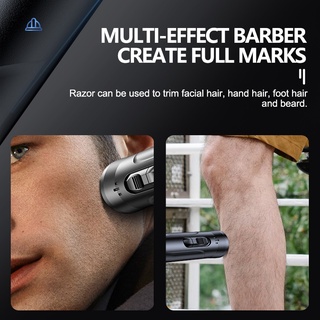 2in1 Electric Nose Hair Trimmer USB Rechargeable Mini Razor Beard ...