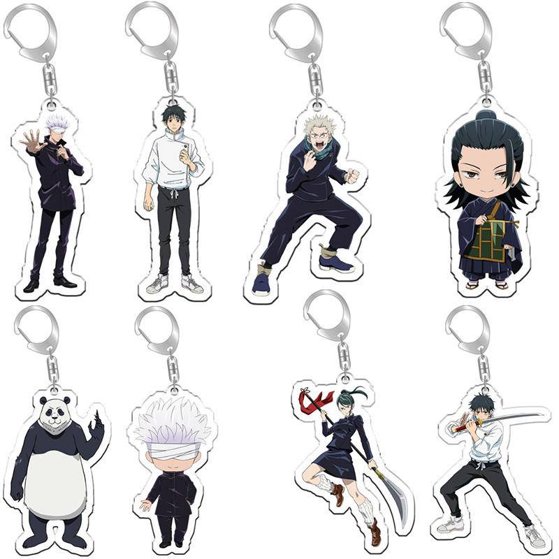 Anime Jujutsu Kaisen 0 the Movie Acrylic Keychain Badge Cartoon Cosplay ...