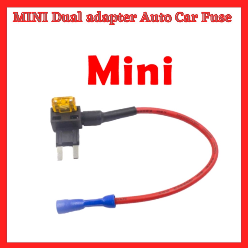 MINI FUSE Add Circuit Fuse Holder ATM APM Blade Tap Dual adapter Auto ...
