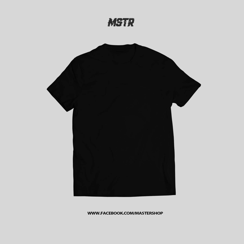 MSTR CO. - PLAIN Unisex T-Shirt (Black) | Shopee Philippines