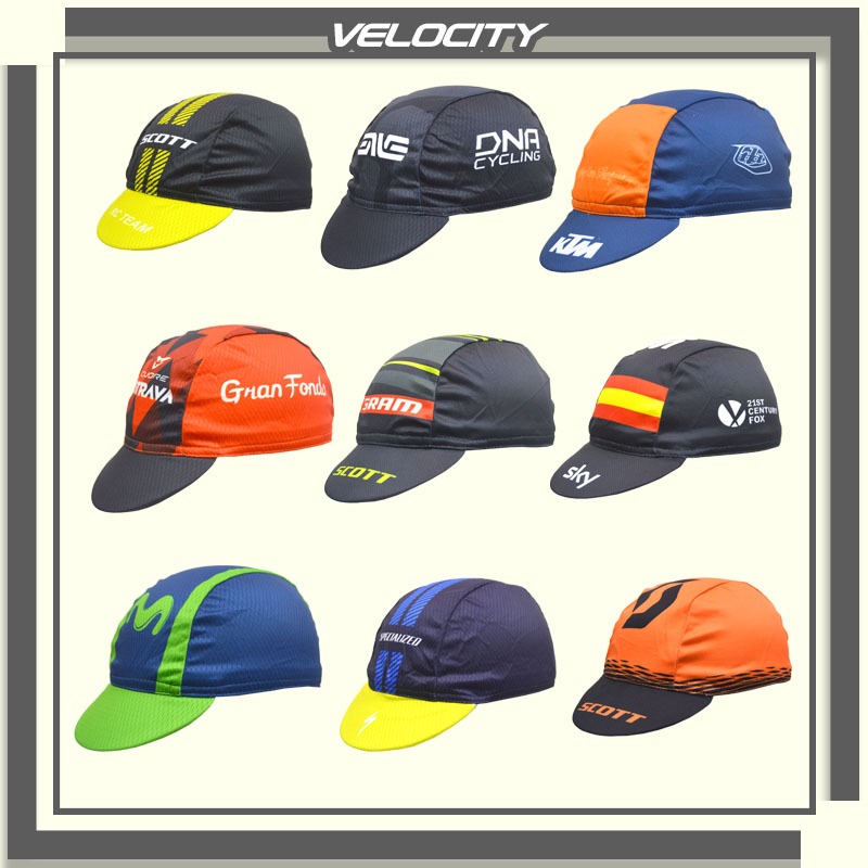 VELOCITY Cycling Soft Cap UV Protection Soft Cap Cyling Team Soft Cap ...