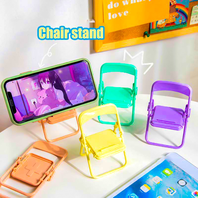 Universal Stand Holder Adjustable Chair Shape Mount Desktop Mobile Cell ...
