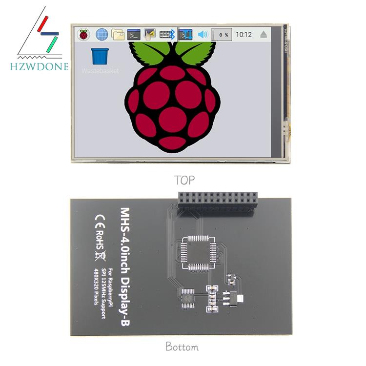 MHS 4 Inch Raspberry Pi 3B+/4B Display SPI TFT Touch Screen Monitor | Shopee Philippines