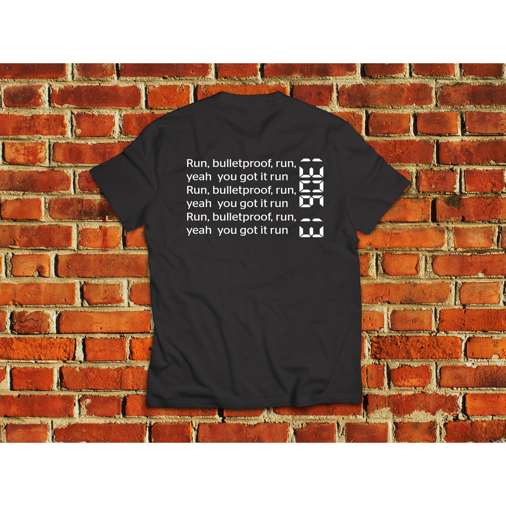 Run BTS Bulletproof Shirt | Proof BTS Kpop Fan Made Merch | Shopee ...