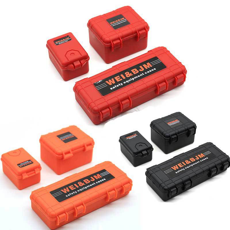 3Pcs Plastic Storage Box Decoration Tool for 1/10 RC Crawler Car Axial ...