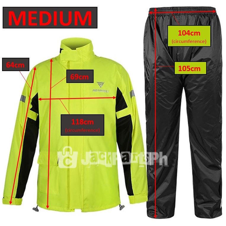 MOTOWOLF RAINCOAT. JACKET and PANTS. MDL0401 V1, MDL0403 V3 AND ...