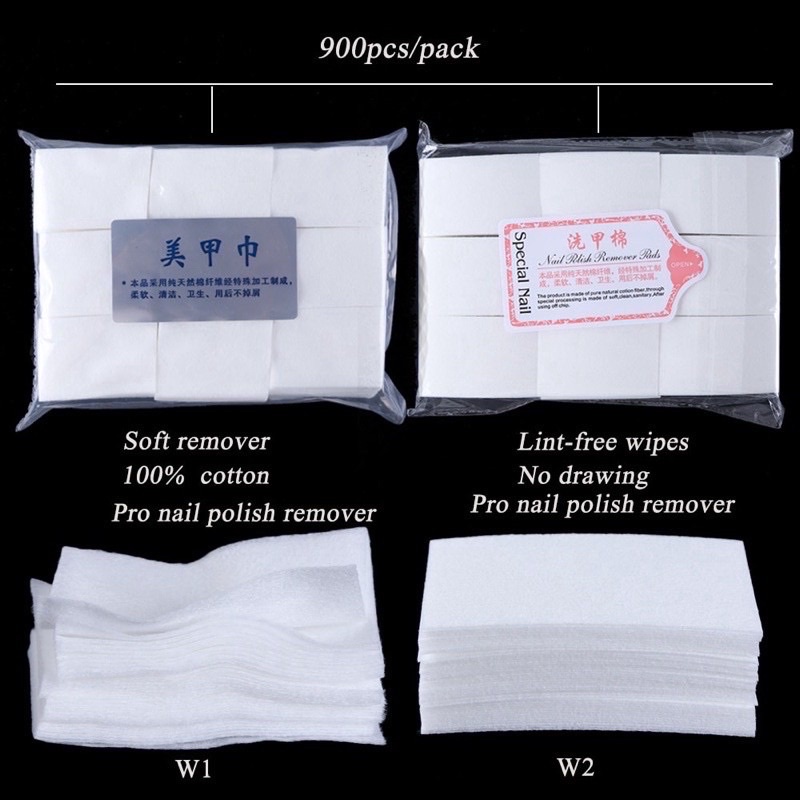Nail Cotton Pads Polish Remover 900pcs | Shopee Philippines