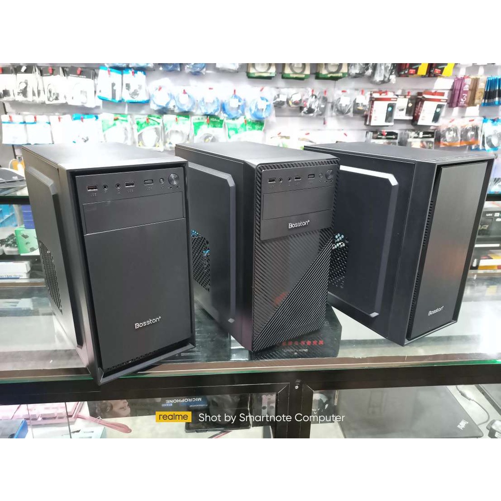 Bosston Ek 03 Cpu Desktop Computer Case Casing Micro Atx Shopee