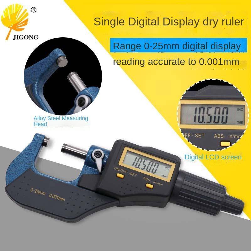 Digital Micrometer 0-25mm Electronic Digital Micrometer 0.001mm High ...