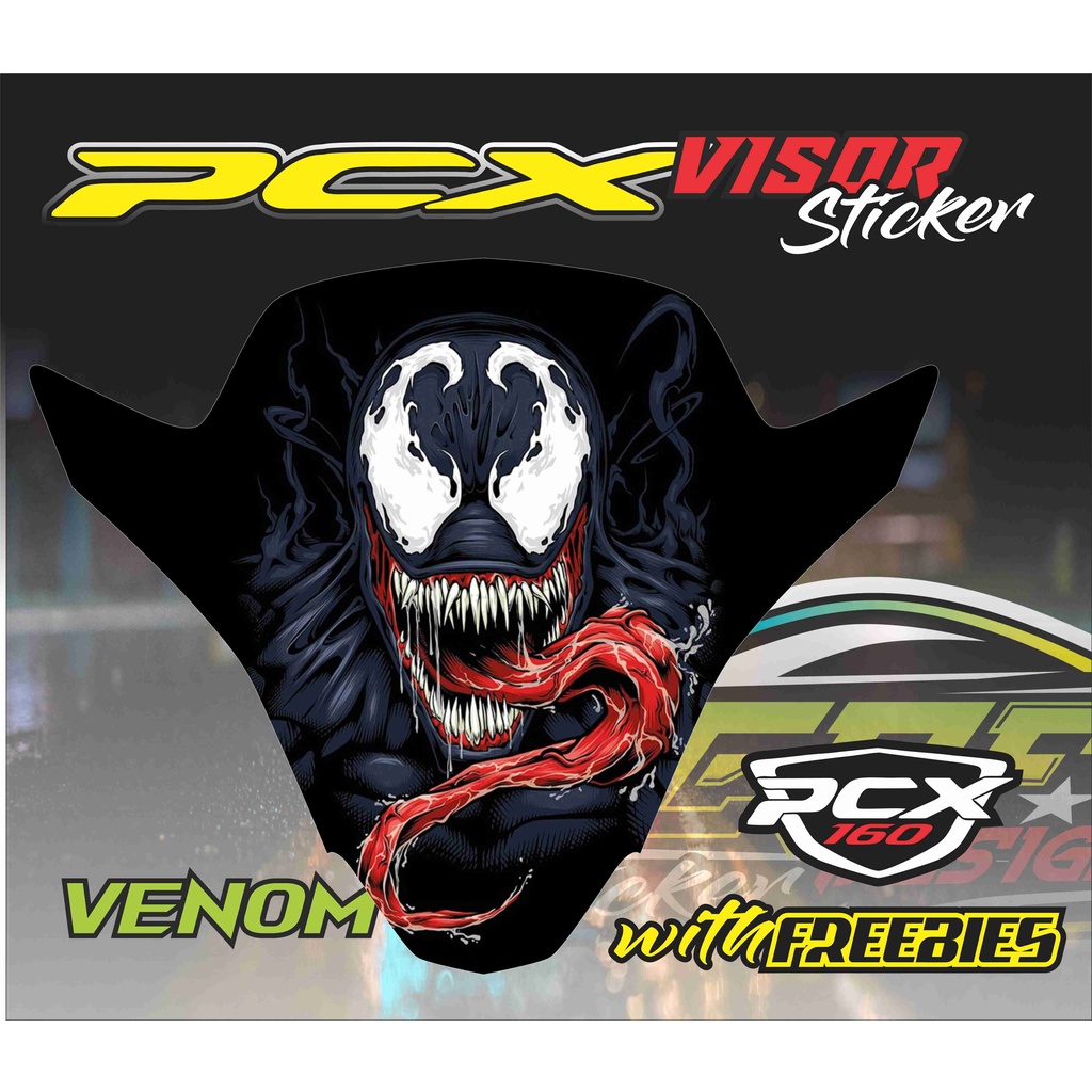 HONDA PCX 160 VISOR STICKER | Shopee Philippines