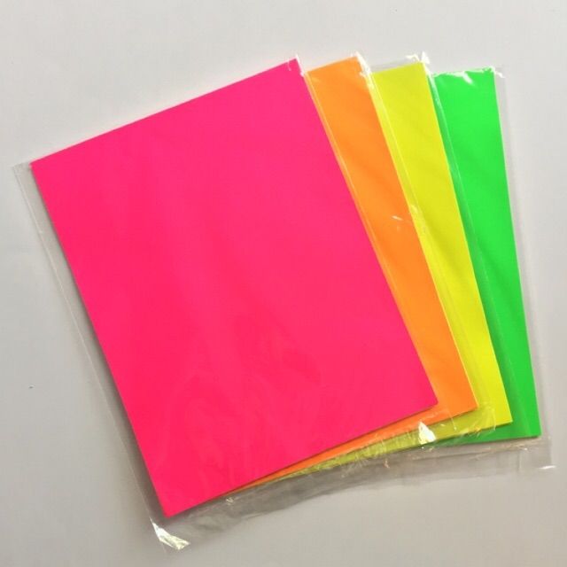 Sticker Paper Neon Color | Shopee Philippines