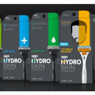 Schick Hydro Skin Comfort Razor, 1 Handle + 2 Refills | Shopee Philippines