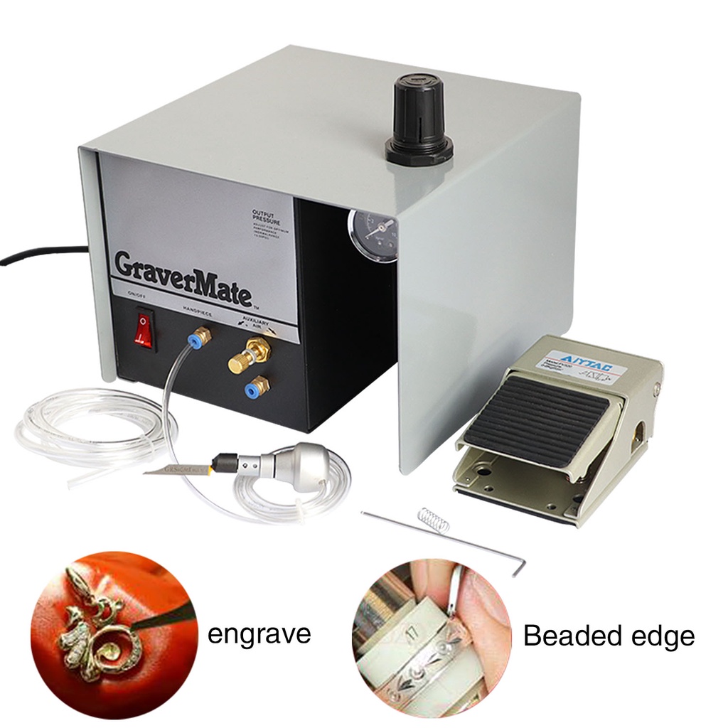 110/220V Pneumatic Impact Engraving Machine GraverMate Jewelry Engraver ...