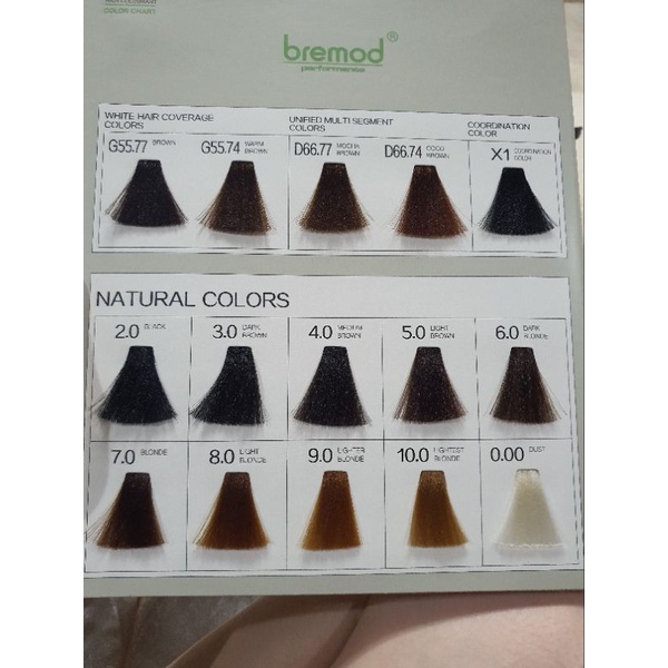 Premium hair color cocoa butter bremod 100g (choose) | Shopee Philippines