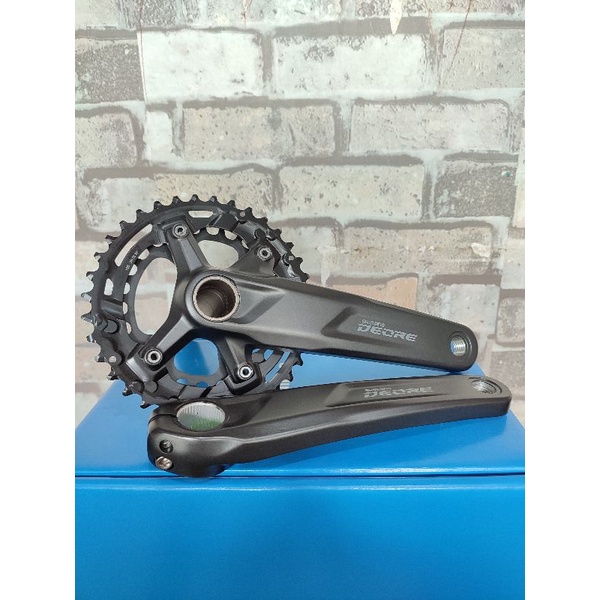 Orig Shimano Deore FC- M4100-2 Crank set (Removable chain ring ...