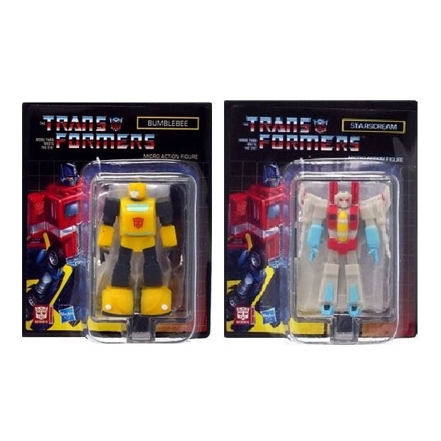 Hasbro Transformers Worlds Smallest Action Micro Figures Starscream ...
