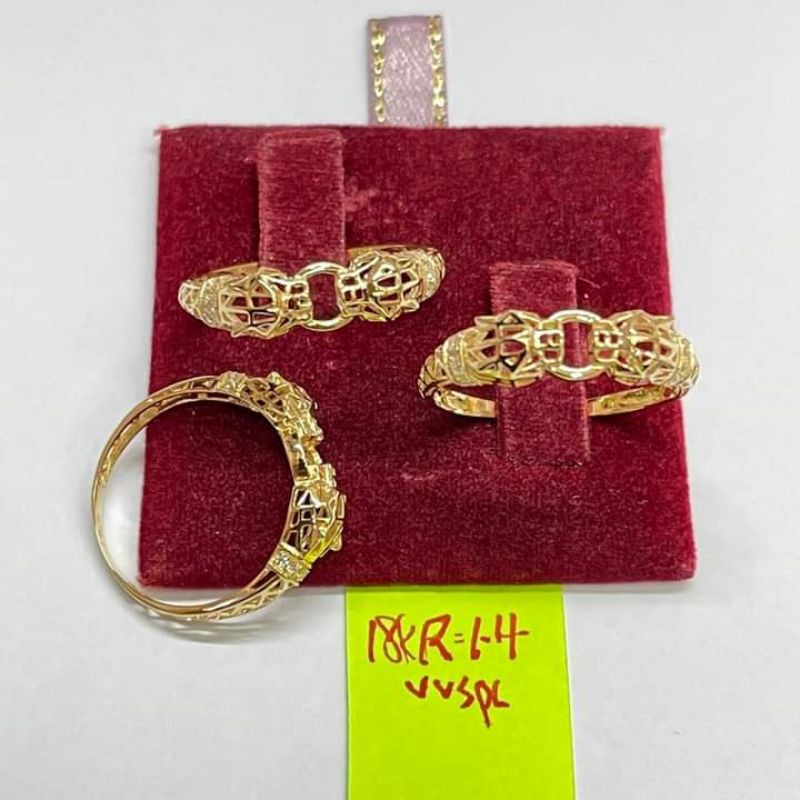 vvspl 18k Saudi gold ring | Shopee Philippines
