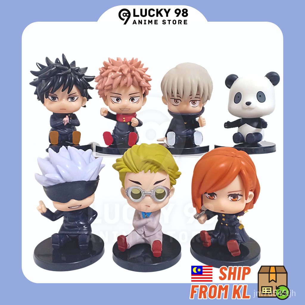 Jujutsu Kaisen Mini Figure Gojo Toge Inumaki Kento Nanami Megumi Nobara ...