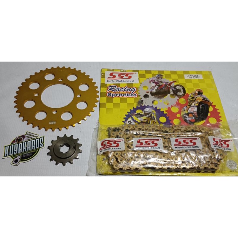 SSS ALLOY CHAIN SET VFC/VFI/VEGA ZR RR DRUM/YAMAHA SIGHT | Shopee ...
