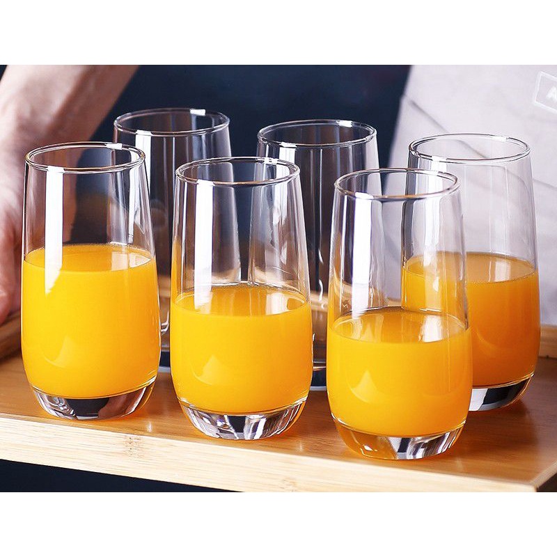 ZM ES7002-3 Drinking Set Glassware 1pc/6pc order CLEAR GLASS 360ML ...