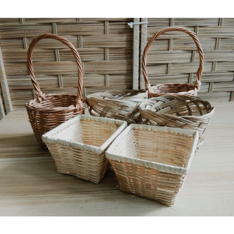 small native wooden basket | Shopee Philippines