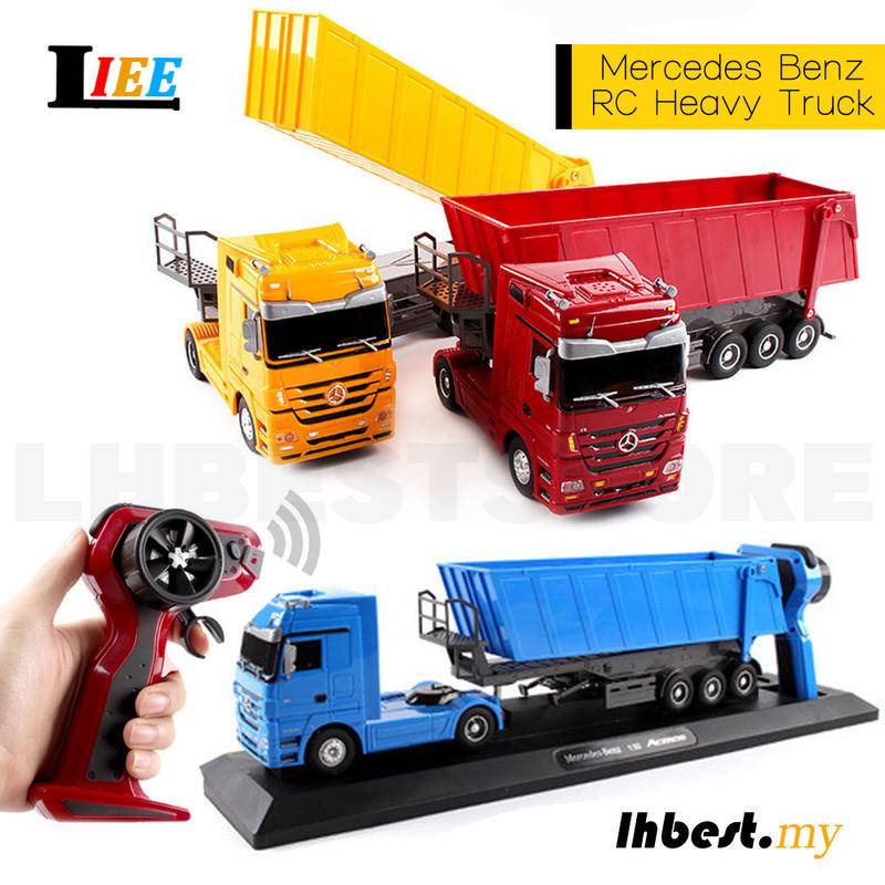 RC Benz Heavy Truck Dumper Dump 2.4G Remote Control Truck Car Tilting ...