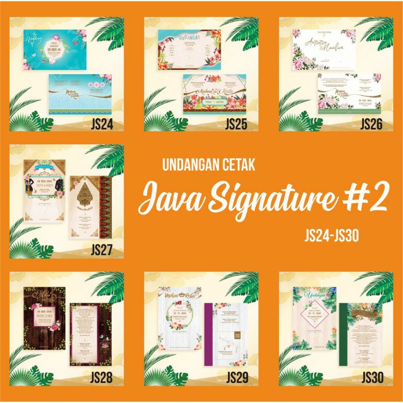 Modern Luxury Elegant Wedding Invitation 2nd Classic modern java ...