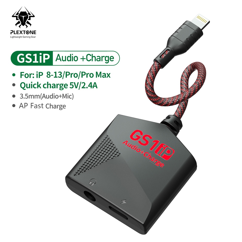 PLEXTONE GS1 2in1 IP Fast Charge for iP8-13 / Pro / Pro Max | Shopee ...