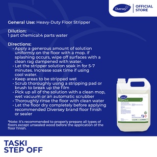 Diversey Step Off Heavy Duty Liquid Floor Stripper 5L | Shopee Philippines