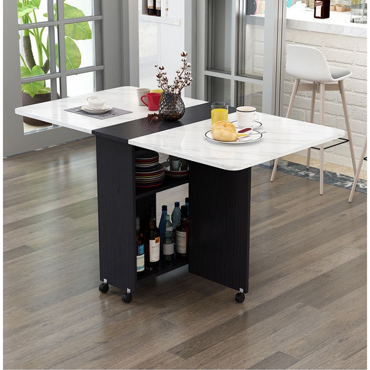 MYUNOHOMES Multifunctional Foldable Table/ Dining Table/ Computer Table ...