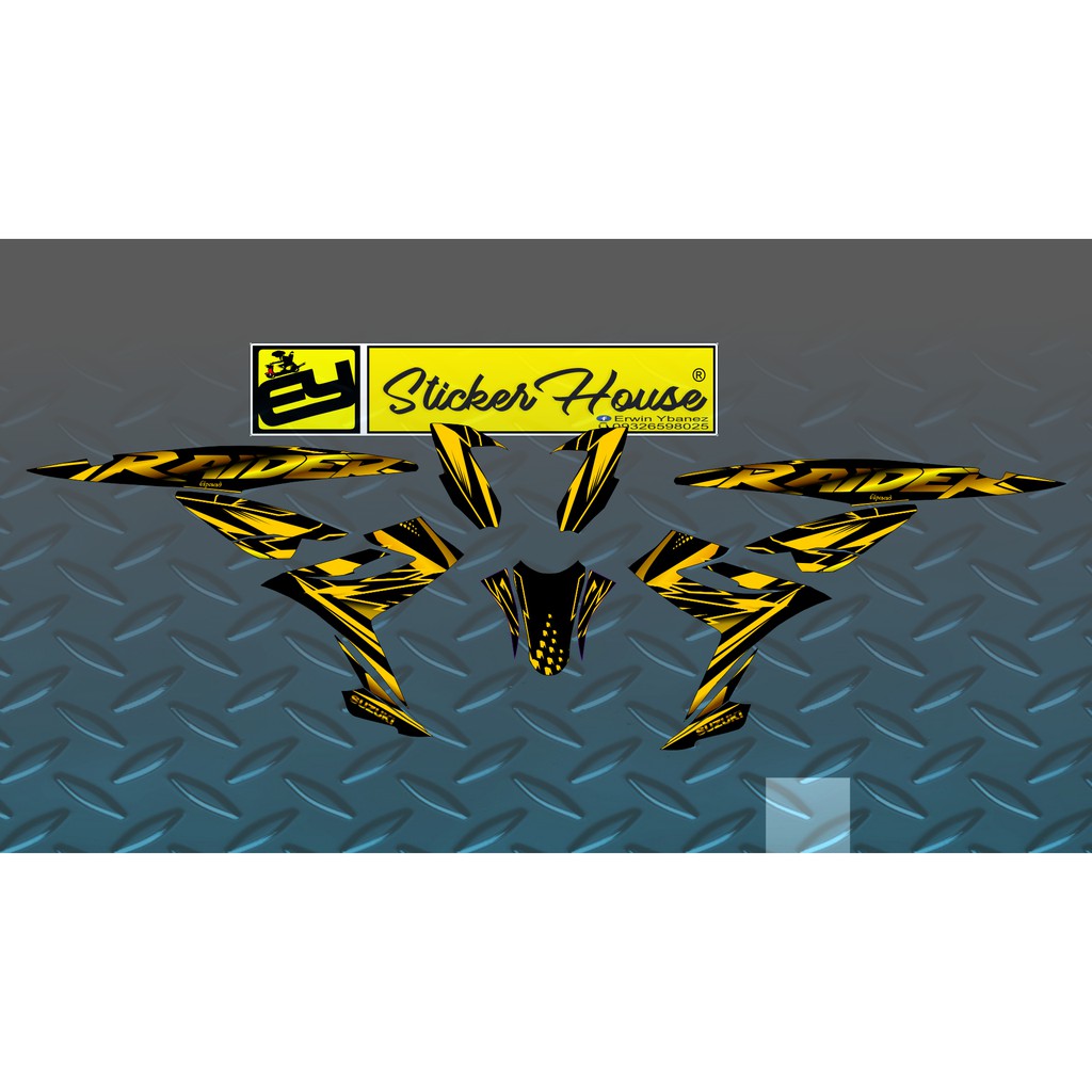 Raider J 115 fi Decals Laminated | Shopee Philippines